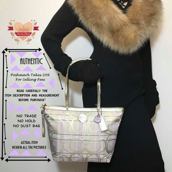 Coach | Bags | Coach Signature Fabric C Tote | Poshmark